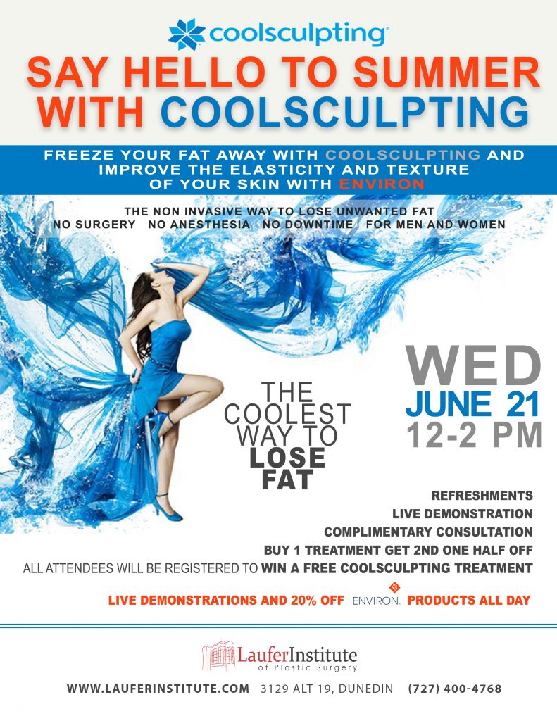 coolsculpting flyer | Laufer Institute of Plastic Surgery